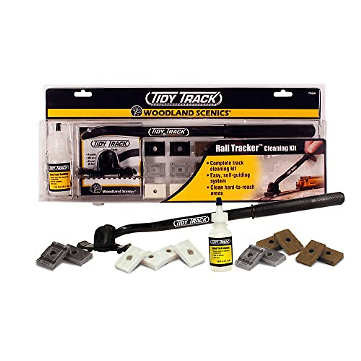 Woodland Scenics TT4550 Tidy Track Rail Tracker Cleaning Kit WOOU4550