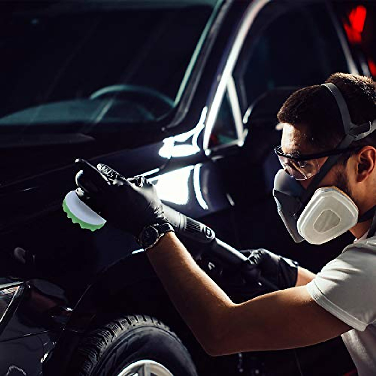 12 Pcs Buffing Polishing Pads 6 Inch Compound Buffing Sponge Pads Cutting Polishing Pad Kit for Car Buffer Polisher Compounding, Polishing and Waxing