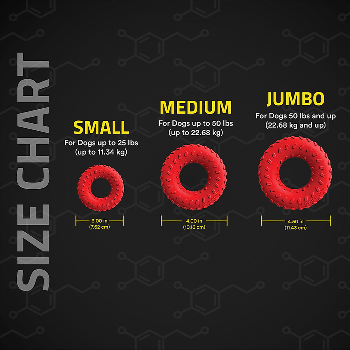 Playology Dual Layer Ring Toy for Medium Dogs up to 50lbs | Engaging All-Natural Beef Scented Durable Dog Chew Toy for Power Chewers, Easy to Clean, Interactive & Non-Toxic