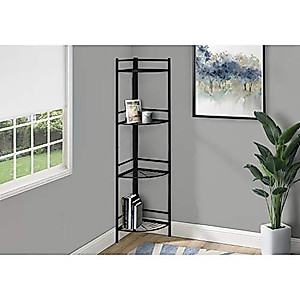Monarch Specialties None Bookcase, Black