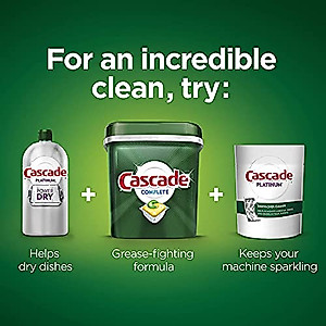 Cascade Complete Dishwasher Pods, Dishwasher tabs, Dish Washing Pods for Dishwasher, Dishwasher tablets, Lemon Scent ActionPacs, 78 Count