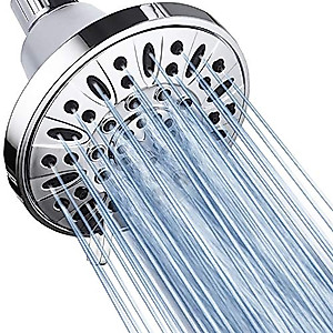 AquaDance Premium High Pressure 6-setting 4-Inch Shower Head for the Ultimate Shower Spa Experience! Officially Independently Tested to Meet Strict US Quality & Performance Standards!