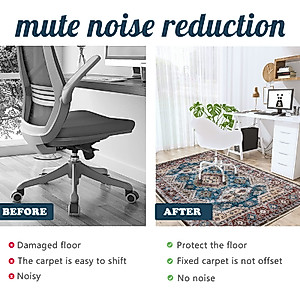 Hlimior 36"X48" Office Chair Mat for Hardwood Floor (Style 6)