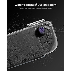 tomtoc Armor Case for Steam Deck/OLED, Steam Deck Hard Shell, Slim Portable Travel Carry Case, Shock-proof, Charging Convenience, with Military Grade Protection, Protective Cover