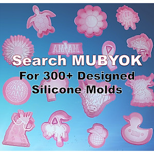 (300 Design Optional) MUBYOK M346 Truck Silicone Freshie Mold for Baking Aroma Beads Car Freshie Supplies