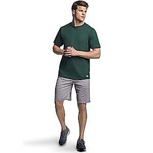 Russell Athletic mens Essential Short Sleeve Tee T Shirt, Dark Green, Large US