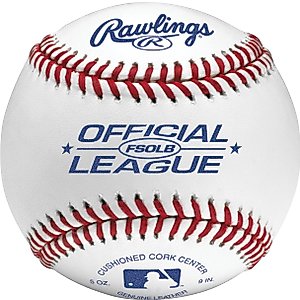 Rawlings | FLAT SEAM Official League Baseballs | FSOLB | Youth/14U | Recreational Use Practice | 12 Count