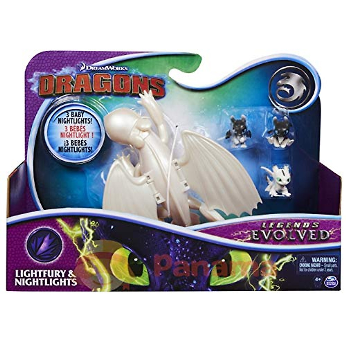 Dreamworks Dragons Legends Evolved Lightfury and Nightlights