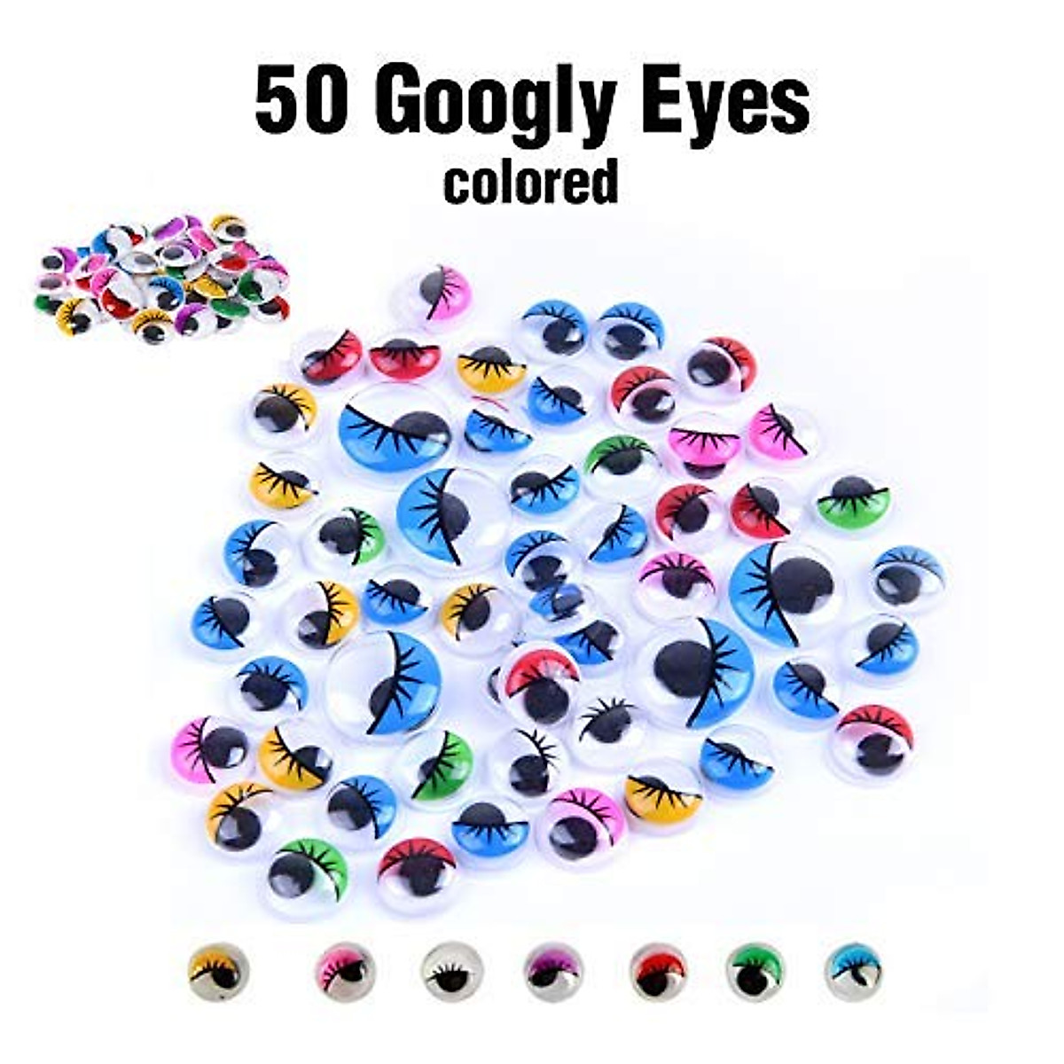 EPIQUEONE 1090-Piece Kids Art & Craft Supplies Set - Chenille Pipe Cleaners, Pom Poms, Googly Eyes, Craft Sticks, Buttons, and Sequins - Perfect for School Projects, DIY Hobbies, and Creative Play