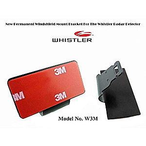 New WHISTLER Radar Detector Permanent Windshield Mount Bracket Good for The Recent Model