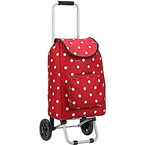Shopping Trolley on Wheels Multi Function Shopping Cart Lightweight Collapsible Senior Trolley Luggage Home Climbing Stairs with 2 Wheels Portable Towing Cart Storage Hand Trucks,C ,Shopping Trolle