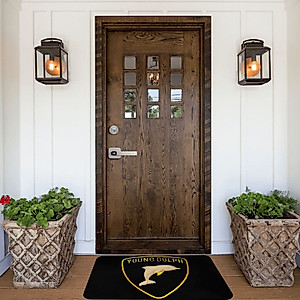 BeverlyJHoward Young Rapper Dolph Carpet Bedroom Living Room Floor Mat Anti-SlipHome Decoration Carpet 16x24in