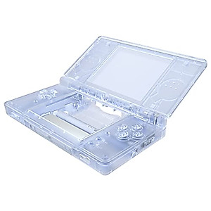 eXtremeRate Glacier Blue Replacement Full Housing Shell for Nintendo DS Lite, Custom Handheld Console Case Cover with Buttons, Screen Lens for Nintendo DS Lite NDSL - Console NOT Included