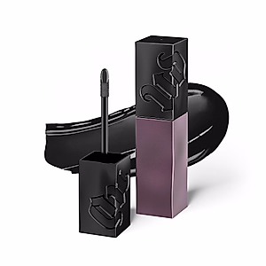 Urban Decay Vice Lip Bond Glossy Longwear Liquid Lipstick (Indie Sleaze - Pure Black), Transfer-proof, Smudge-proof, Up to 16HR Wear, Vegan, Cruelty-free - 0.14 fl oz
