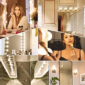 winshine G25 LED Globe Light Bulbs for Bathroom, 60 watt Equivalent Vanity Light Bulbs E26 Base 2700K Warm White CRI85+ Ideal for Makeup Mirror, Bathroom, Bedroom,Dressing Room NO-Dimmable 4 Pack