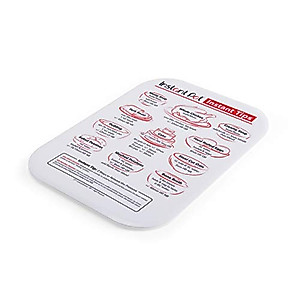 Instant Pot - 5271105 Instant Pot Official Cutting Mat with Recipes, 10x14, White