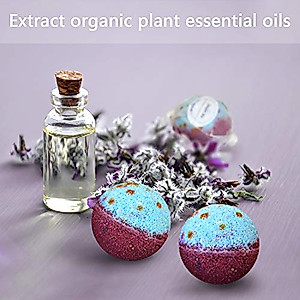 Organic Bath Bombs Gift Set, 50 Handmade Bulk Bath Bombs For Kids, Women, Men, Wonderful Fizz Effect Bath Gift For Valentine's Day, Christmas & Any Anniversaries