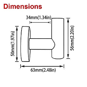 [2 Pack] Gold Towel Hooks Coat Hook, Bathroom Hardware Accessories, Robe Hook for Bath and Kitchen, SUS 304 Stainless Steel Wall Hook