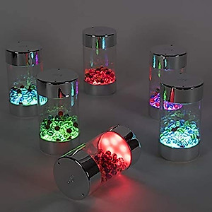 TTS Educational Illuminated Glow Roller Shakers 6 Pack for Kids | Model: EY07202
