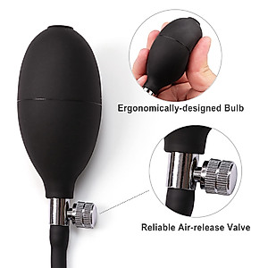 Aneroid Sphygmomanometer by LotFancy, X -Large Thigh BP Cuff(16-26in), Professional Manual Blood Pressure Monitor, Black Adult Cuff and Carrying Case