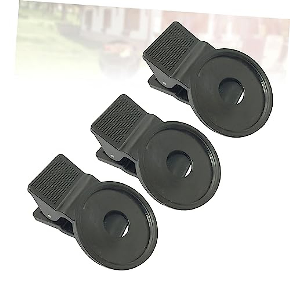 UKCOCO 37mm Clip 3pcs Phone Camera Lens Clip Universal Clip Lens Phone Lens Clip Wide Angle Lens for Cellphone Mobile Phone Macro Lens Wide-Angle Lens Cell Phone Caliber Black Telephone
