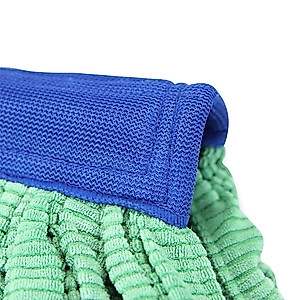 Arkwright Microfiber Tube Mop Head Replacement - (Bulk Case of 12) Heavy Duty, Lint Free, Super Absorbent & Bleach-Safe, Janitorial Essential for Commercial & Industrial Floor Cleaning, 14 oz, Green