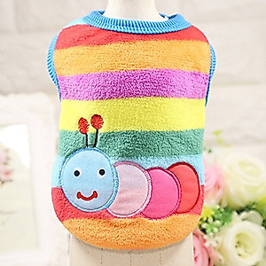 Small Dog Sweaters for Boys Pet Small Puppy Coats Dog Cat Soft Cat Sweater Clothing Cute Shirt Puppy Pet Clothes Extra Small Boy Dog Clothes