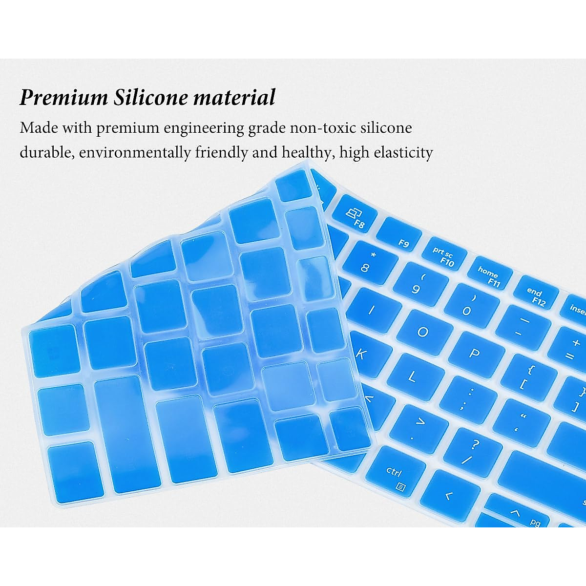 Keyboard Cover Skin for Dell Latitude 7410 7420 7430 7440 5440 5420 5430 5431 14" Notebook, Dell Latitude 7520 15.6 inch/Dell Latitude 9420 9430 9510 9520, Dell Latitude 14" 15.6" Accessories-Blue