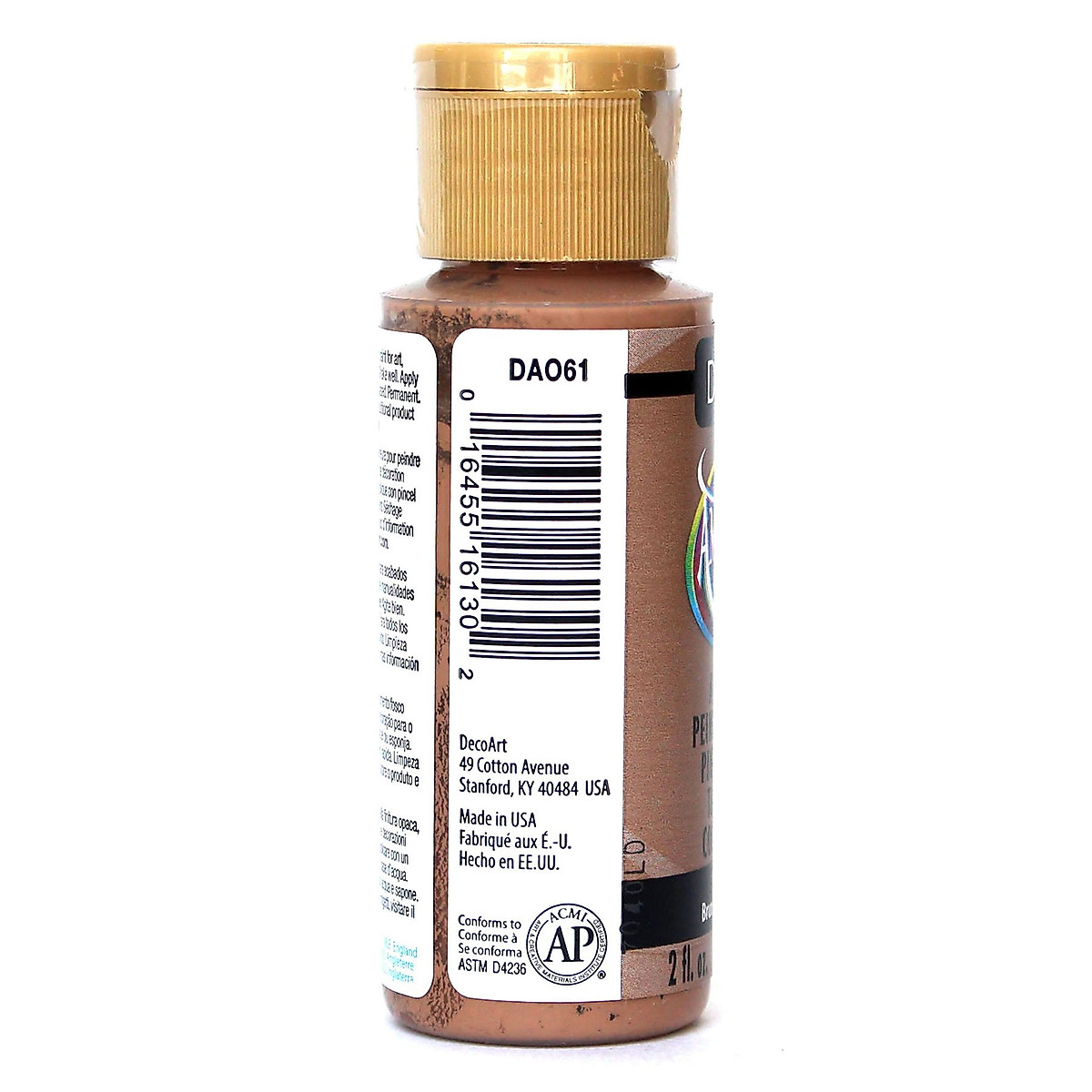 DecoArt Americana Acrylic Paint, 2-Ounce, Sable Brown