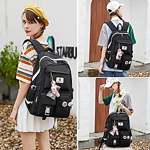 HIDDS Laptop Backpack 15.6 Inch Bundle Women Purse College School Bag Baby Diaper Backpacks Large