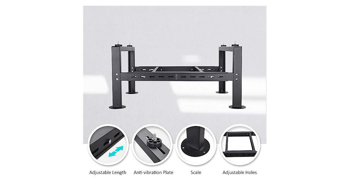 POPMOON Heavy Duty AC Stand for Mini Splits - Adjustable & Durable
