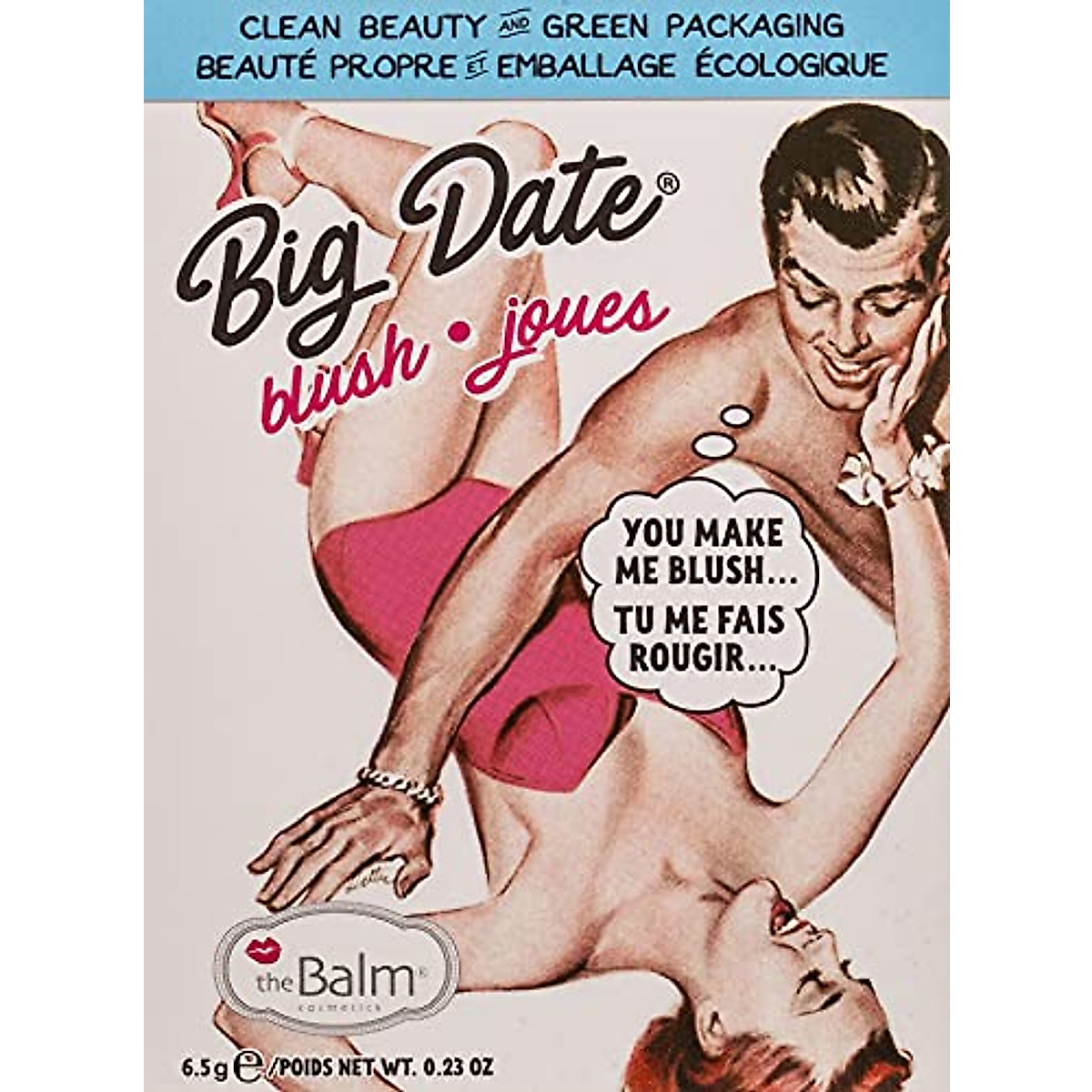 theBalm Clean and Green Powder Blush - Big Date