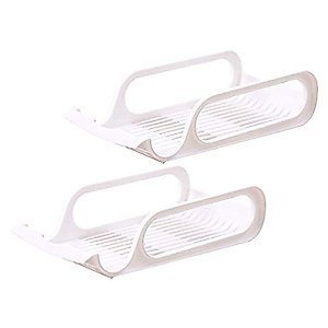 Hemoton 2pcs Soda Can Dispenser Beverage Holder for Fridge Kitchen Countertops Cabinets Plastic Canned Food Pantry Storage Rack Beverage Organizer