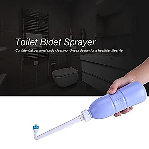 FTVOGUE Portable Bidet Sprayer Handheld Hand Spray Water Washing Toilet Bathroom Home Travel Use