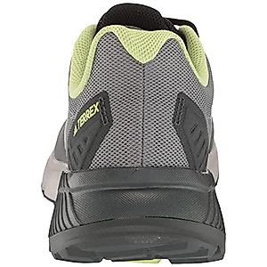 adidas Men's Terrex Soulstride Trail Running Shoes, Grey/Grey/Pulse Lime, 10.5