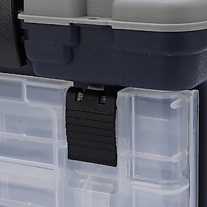 4 Layers Big Fishing Tackle Box, Portable 4 Layers Fishing Case with Handle Firm Adjust Layered for Sea Fishing for Boat Fishing