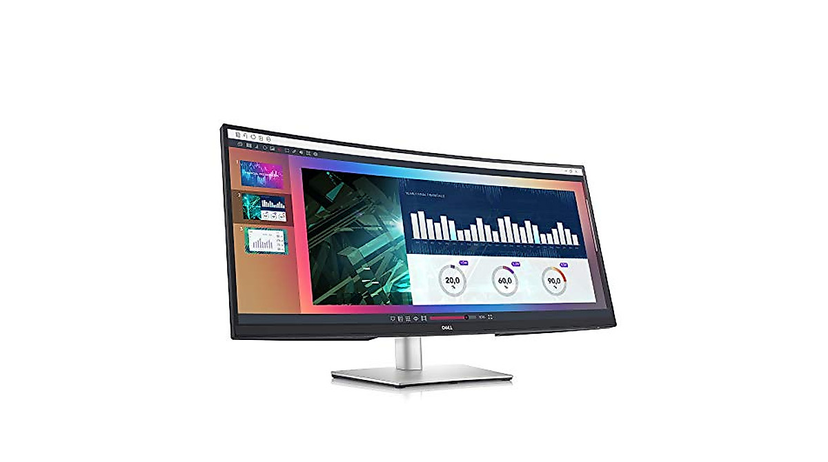 Dell 34 Inch Ultrawide Curved USB-C Monitor P3421W | WQHD & Adjustable