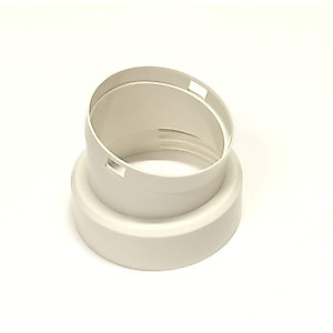 OEM Haier Air Conditioner AC Exhaust Hose Connector Originally For Haier HPND14XCT, HPND14XHT, HPFD14XCTB