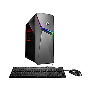 ASUS ROG Strix G10DK Gaming Desktop PC, AMD Ryzen 7 3700X, GeForce GTX 1660 Ti, 16GB DDR4 RAM, 512GB PCIe SSD, Wi-Fi 5, Windows 10 Home, G10DK-AB764