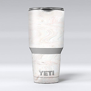 Design Skinz Slate Marble Surface V26 - Skin Decal Vinyl Wrap Kit Compatible with The Yeti Rambler Cooler Tumbler Cups