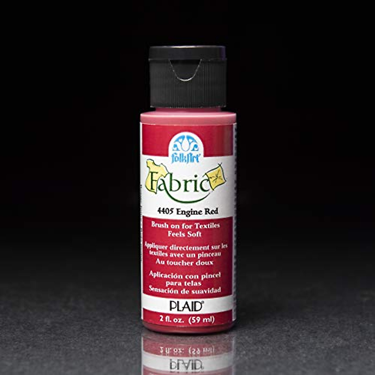 FolkArt Brush on Fabric Paint Beginner Set (2-Ounce),