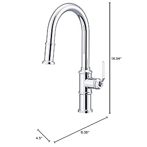 Gerber Plumbing Kinzie Kitchen Faucet with Pull Down Sprayer