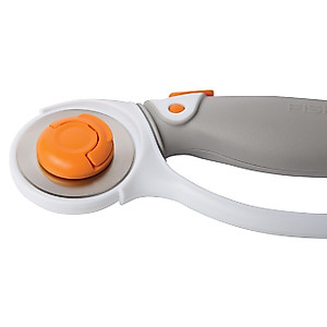 Fiskars 195240-1001 Titanium Easy Blade Change Rotary Cutter, 45 mm