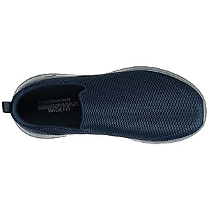 Skechers Men's Go Walk Max-Athletic Air Mesh Slip on Walkking Shoe Sneaker,Navy/Gray,10.5 M US