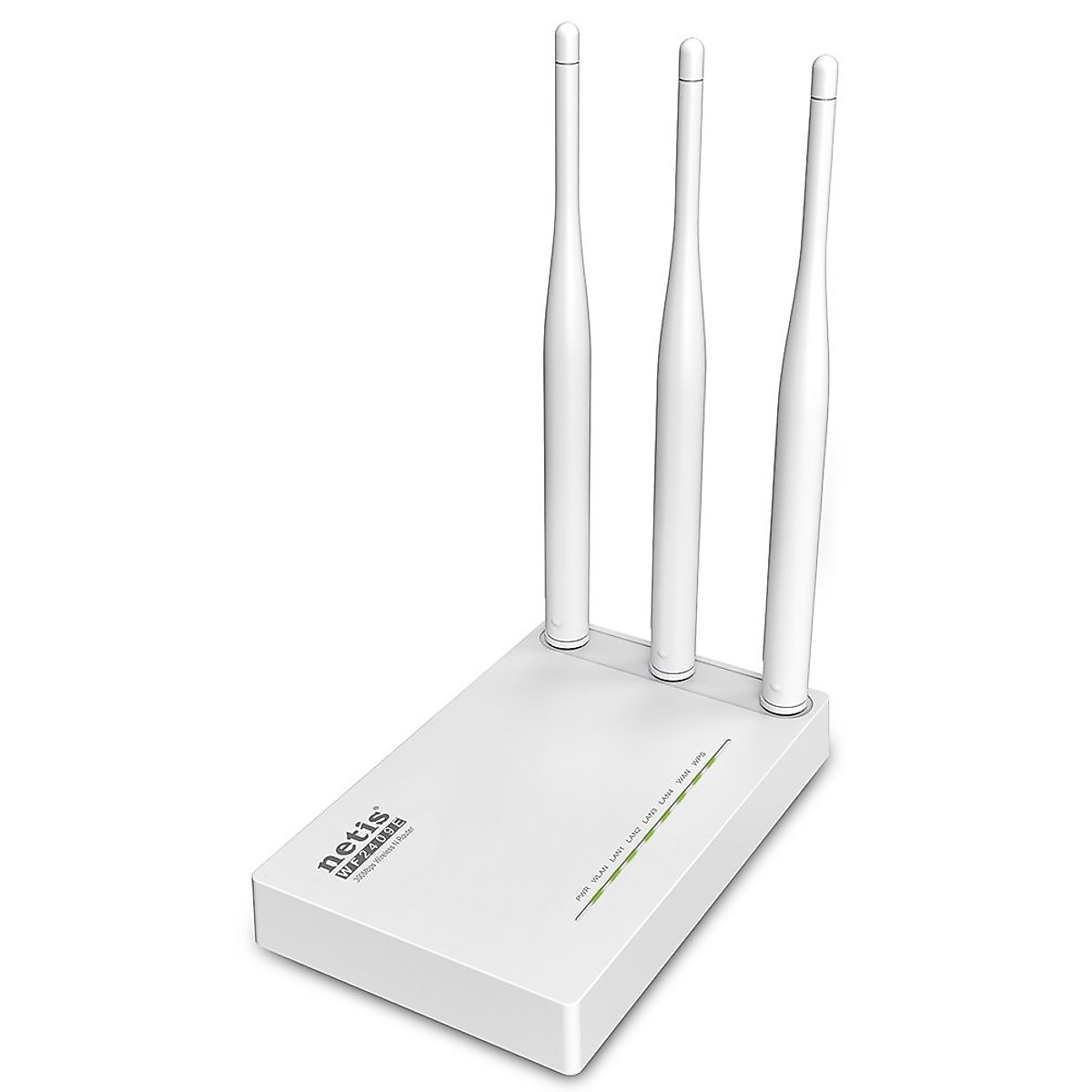 Netis WF2409E 300Mbps High-Speed Wireless N Router | Smart 3 x 5dBi High Gain Antennas with Parental Control for Computers, Smartphones, Wireless Cameras