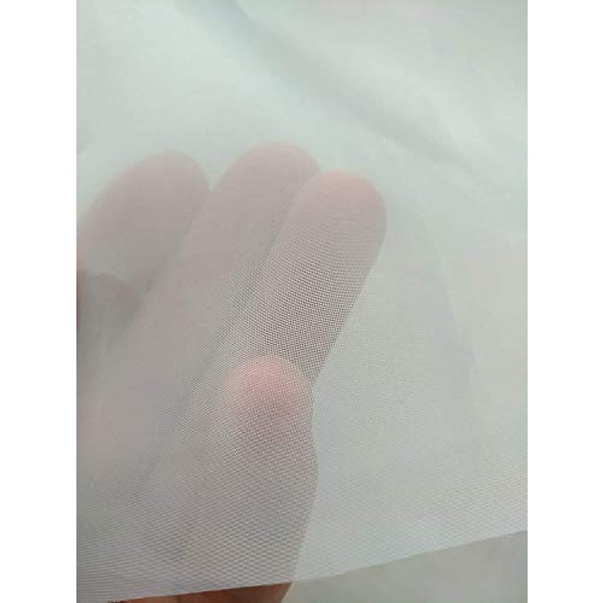 3 Yards 1.27 Meters Silk Screen Printing Fabric Mesh Screen Printing Mesh Wide High Tension Mesh Making Ink Supplies 110 Mesh（43T）