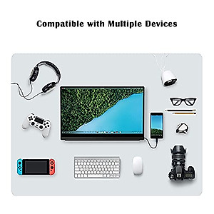 YIXIN2013SHOP Portable Monitor USB-C Portable Monitor 15.6'' 1080P HDR FHD IPS Touchable Computer Display with Storage Bag for Xbox PS4 Switch Laptop PC Phone Gaming Monitor (Color : Touch Screen)