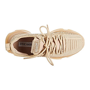 Steve Madden Women's Maxima Sneaker, Blush Multi, 8.5