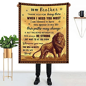Alieny to My Brother Blanket, Big Brother Gift, Brother Gifts from Sister, Brother Sister Gift, Brother Gifts Ideas for Birthday Christmas Graduation, Gifts for Brother Adult Throw Blanket 60"x50"