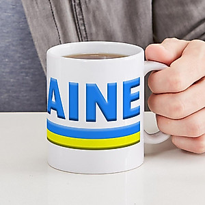 CafePress Pro Ukraine Pride Ukrainian Flag ??????? Mugs Ceramic Coffee Mug, Tea Cup 11 oz